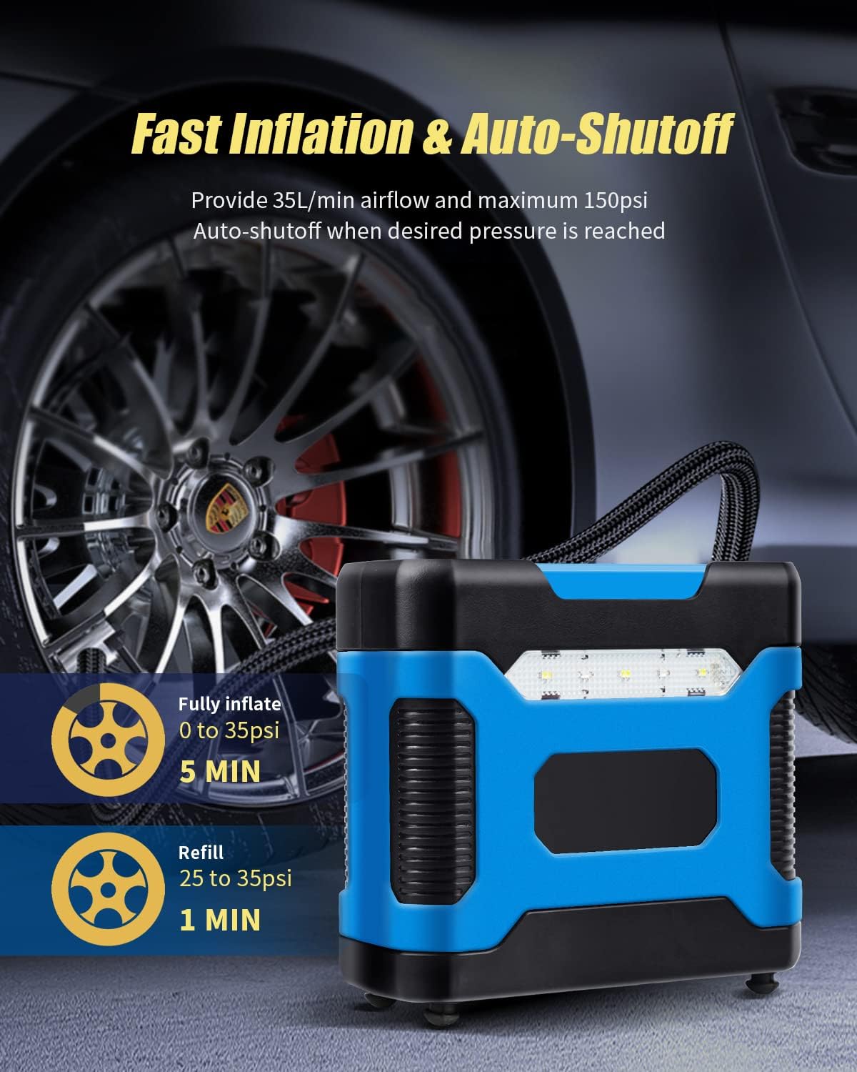 12V DC Car Tire Pump Review - portabletirecompressor.com