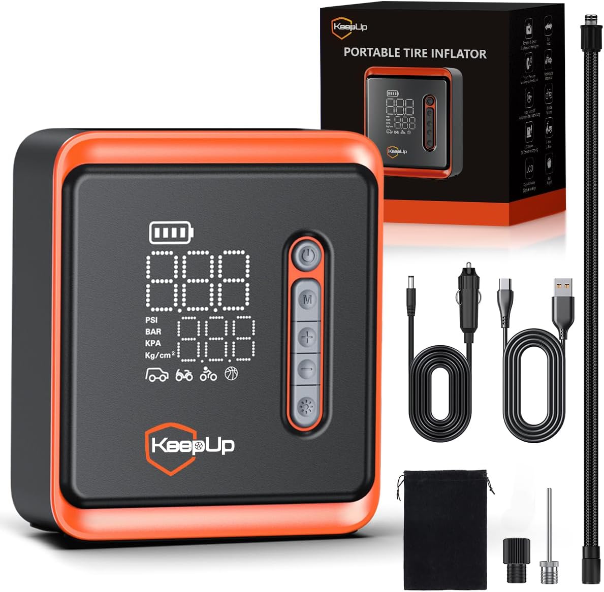 150 PSI Cordless Tire Pump Review - Portable Tire Compressors